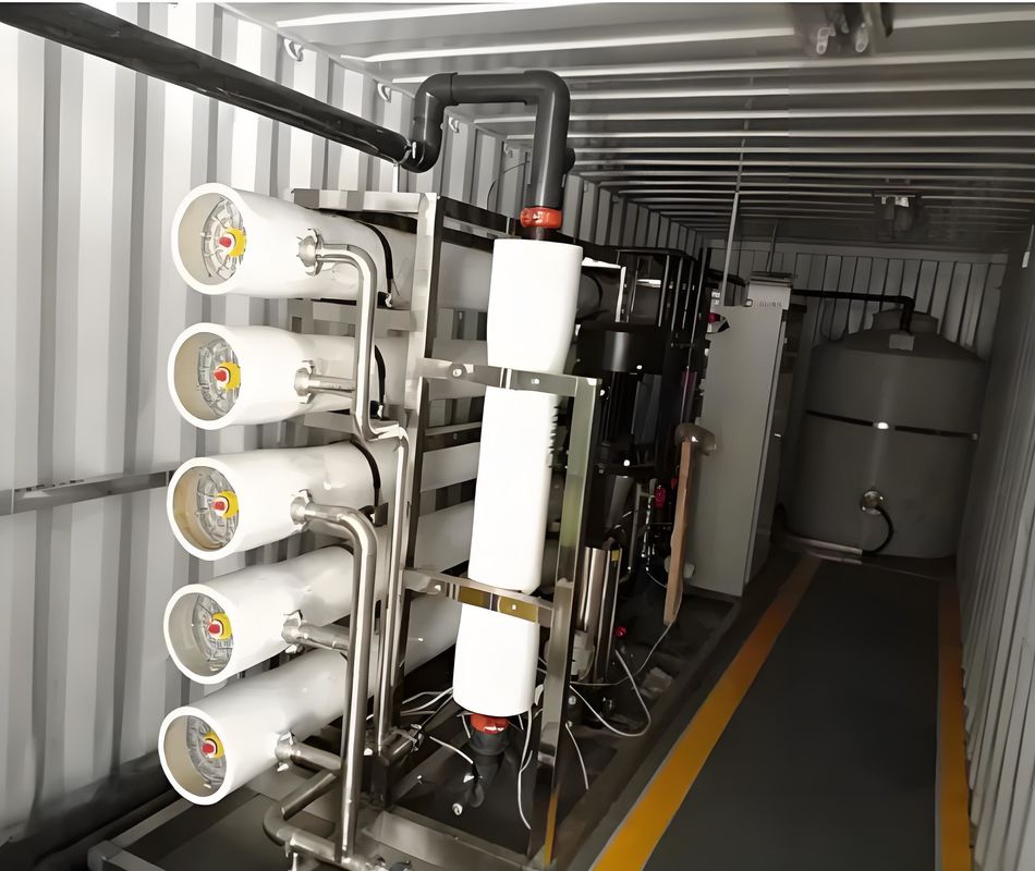 Media Filter Or Ultrafiltration Containerized RO System With 99% Salt ...