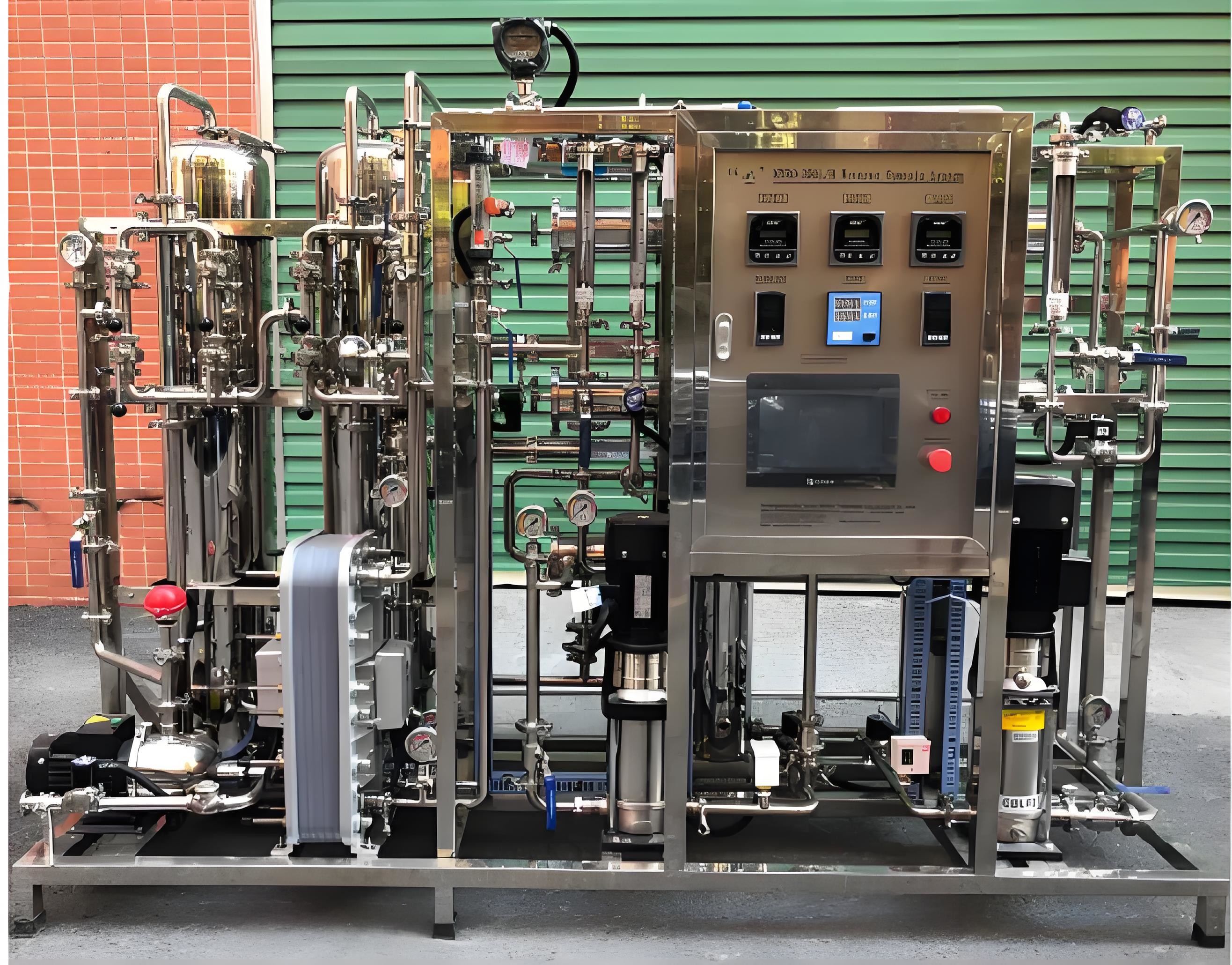 2m3/Hr Capacity EDI Purified Water System With Siemens S7 PLC